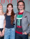 Josée Boudreault pose avec sa famille pour «Le cyclone de Noël